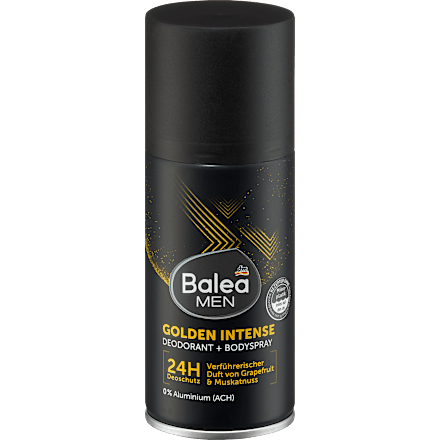 Deodorant body spray Golden Intense, 150 ml by Balea MEN – VivaVoss