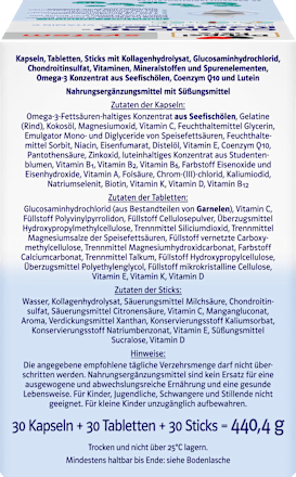 Doppelherz system Chondro-Complex Capsules+Tablets+Sticks, 30 pieces e ...