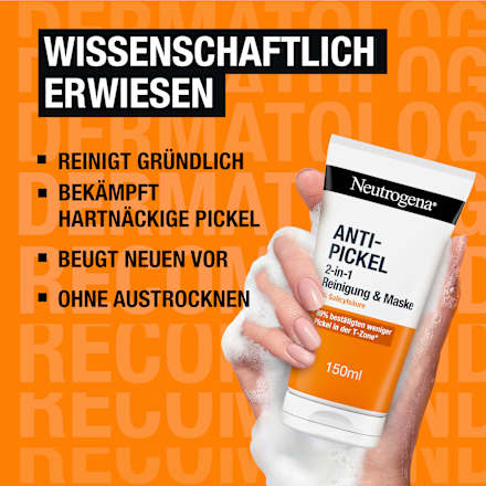 Anti Pickel Gesichtsmaske 2in1, 150 ml – VivaVoss